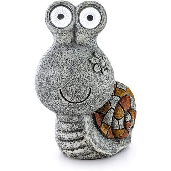 Accents | Snail Solar Powered Led Outdoor Decor Garden Light Solar ...